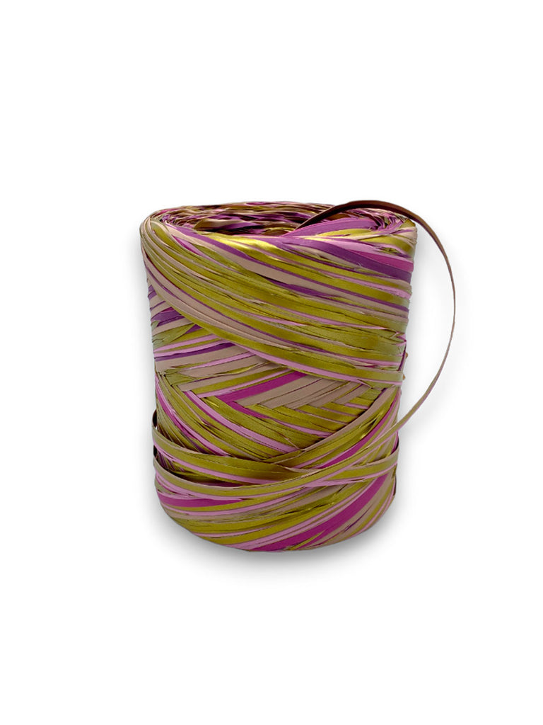 Cinta de rafia bicolor_envuelvelopararegalo.com